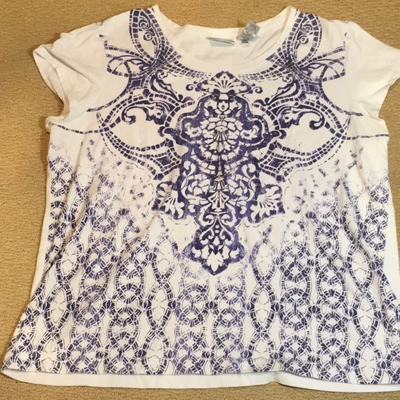 Chico's | Tops | Zenergy By Chicos Light Sequin T Shirt | Poshmark